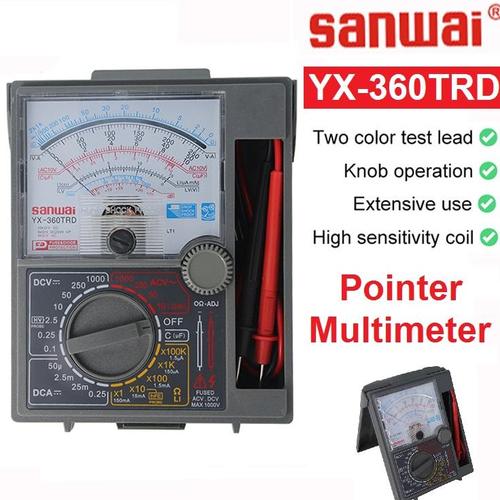 Jual SANWAI YX-360TRD Multimeter Multitester Analog Meter Fuse Diode ...