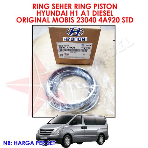 Jual RING PISTON RING SEHER HYUNDAI H1 A1 DIESEL ORIGINAL MOBIS 23040 ...
