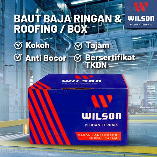 Jual Wilson Baja Ringan dan Roofing | Screw | Paku Ribet | Baut - 1 BOX ...