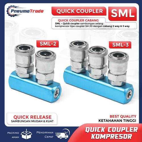 Promo Quick Coupler Cabang SML-2,3,4,5 Lurus, Sambungan Cabang ...