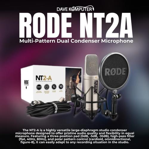 Jual RODE NT2-A / NT2A Multi-Pattern Dual Condenser Microphone ...