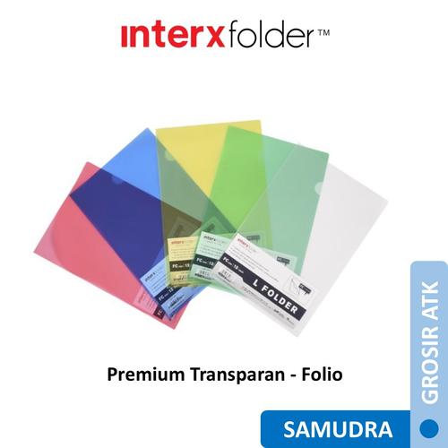 Jual Interxfolder Map Tebal Plastik Bening F4 (Folio) / Map L FC ...