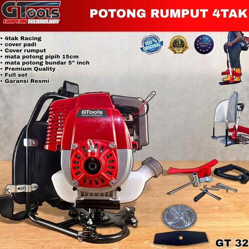 Jual (.) Mesin potong rumput + padi 4tak fulset HONDA GTOOLS GT32 brush ...