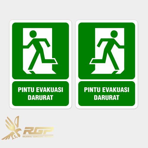 Jual Rambu Jalur Evakuasi Point Plat Allumunium - ACP 3mm, 35x50cm ...