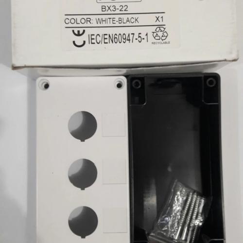 Jual Box Push Button Station 22mm BX3-22 / 3 Hole / 3 Lubang Fort ...