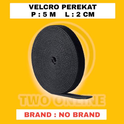 Jual VELCRO pengikat kabel 5m velcro perekat 5m x 2cm FO/FIBER OPTIK ...