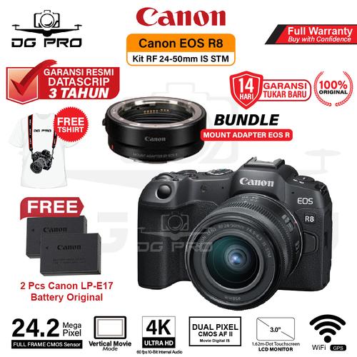 Jual Canon EOS R8 Kit RF 24-50mm IS STM Canon R 8 Kit RF24-50mm Resmi ...