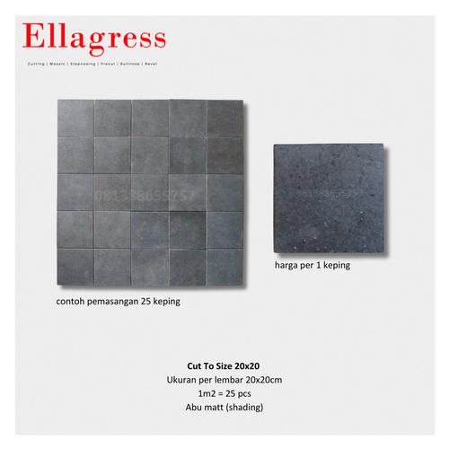 Jual Ellagress Cut To Size 20x20 Abu Matt HT Lantai / Dinding ...
