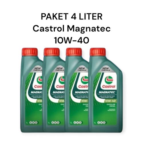 Jual Oli Castrol Magnatec SAE 10W-40 API SN Synthetic 10W40 Bensin ...