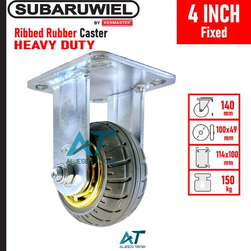Jual RODA HEAVY DUTY 4 INCH MATI KARET KEMBANG ABU-ABU TROLI - GEROBAK ...