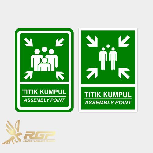 Jual Rambu Titik Kumpul Muster Point 35cm x 50cm Allumunium - ACP 3mm ...
