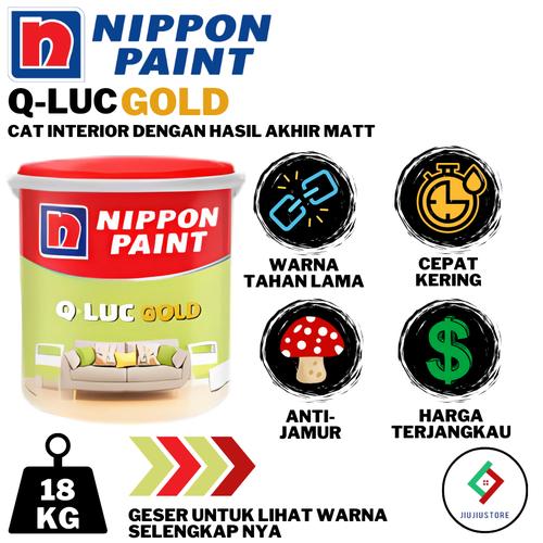 Jual Q-LUC GOLD CAT TEMBOK Q LUC 18KG CAT TEMBOK NIPPON PAINT Q LUC ...
