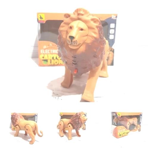 Jual Mainan Anak Singa Bisa Jalan Bersuara Baterai Hewan Cartoon Lion ...