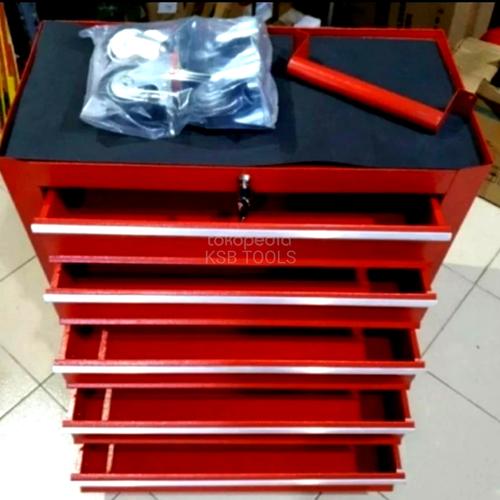 Jual Lemari susun 5 laci tool box besi 5 susun roller cabinet 5 drawer ...