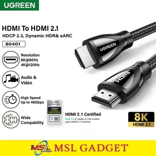 Jual UGREEN Kabel HDMI to HDMI 4K 8K 5 Meter 10 Meter - 10M HDMI 8K - Kota Surabaya - MSL Gadget ...