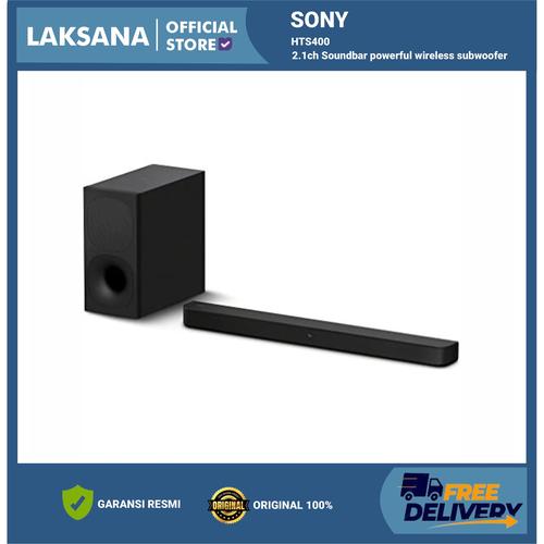 Jual Sony HTS400 2.1ch Soundbar powerful wireless subwoofer - HT-S400 ...