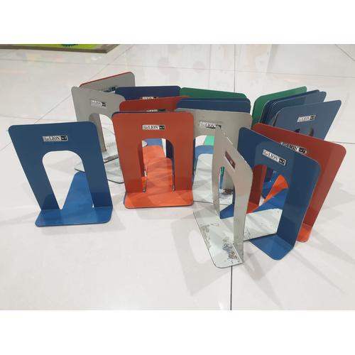 Jual Book END Pembatas Penyangga Buku Besi Merek LION 7 END Book Stand ...