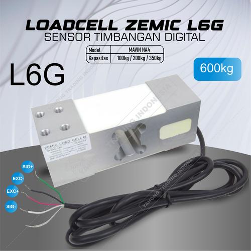 Jual Load Cell Loadcell Sensor Timbangan Digital ZEMIC L6G 600kg ...