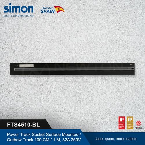 Jual SIMON Power Track Socket Surface Mounted Outbow 100 CM / 1.0M ...