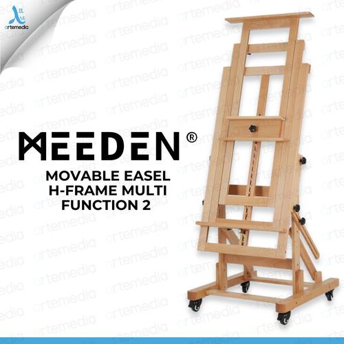 Promo Meeden Movable Easel H-Frame Multi Function 2 Canvas Heavy Duty ...