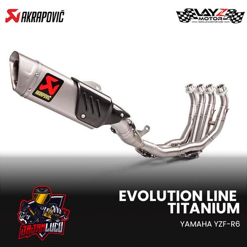 Jual Akrapovic Yamaha R6 2017+ Evolution Line Titanium Full System ...