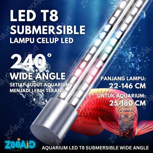 Jual Lampu Celup LED 3 Mode Warna RGB Putih Biru Aquarium Akuarium ...