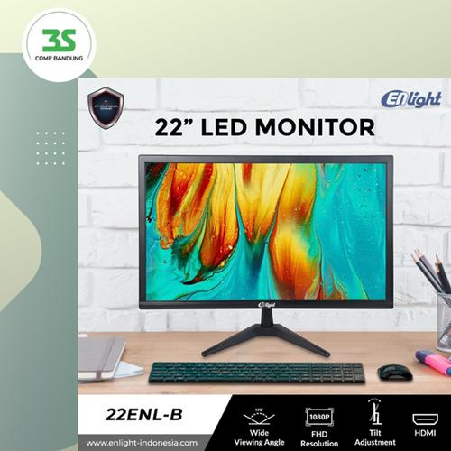 Jual Monitor Enlight 22ENL-B 22 Inch Full HD VA 75Hz 5ms VESA - Kota ...