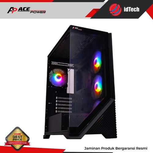 Jual Ace Power Casing PC Artemis Tempered Glass RGB 4 Fan USB 3.0 ATX ...