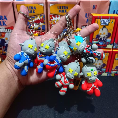 Jual Ultracore Ultra Milk x Ultraman Blind Box keychain Original Ultra ...