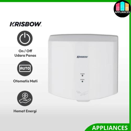 Jual Krisbow Hand Dryer High Speed Ak2630k Pengering Tangan Krisbow ...