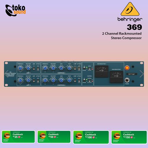 Jual Behringer 369 2 Channel Rackmounted Stereo Compressor - Jakarta ...