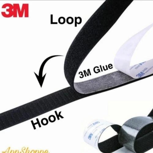 Jual Velcro Double Tape Serbaguna Hook & Loop Perekat 2,5cm x 10 meter ...