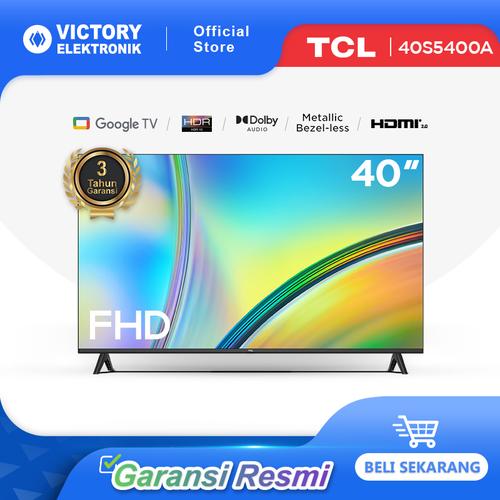 Promo TCL 40S5400A Smart TV (Android) LED TV 40" S5400A Bezel-less Design Cicil 0% 3x - Kota ...