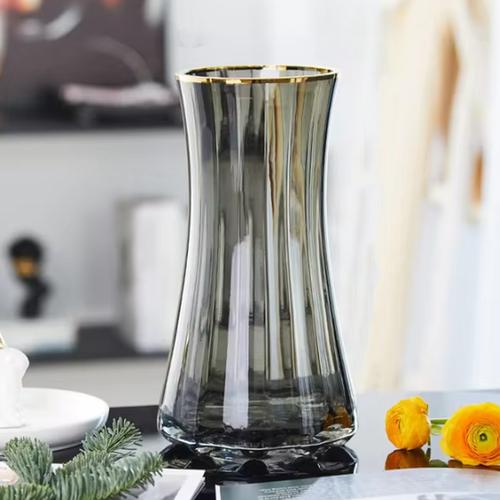 Jual Vas Bunga Kaca Bening Estetik Vintage Glass Flower Vase - Y23 ...