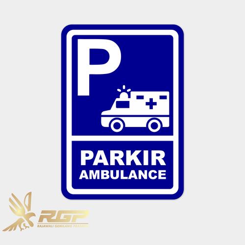 Jual Rambu Parkir Ambulance Alumunium - Alumunium 1.2mm, 40x30cm - Kota ...