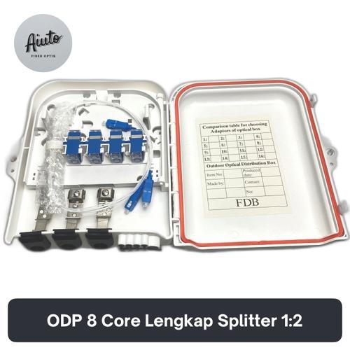 Promo ODP 8 Core Lengkap Passive Splitter 1: 2 SC UPC | ODP 8 Port ...