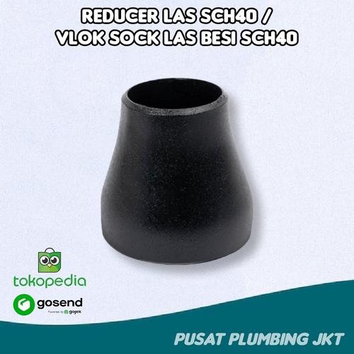 Jual Reducer Las Sch40 4" x 3" inch / Vlok Sock Las Besi / Reduser Las ...