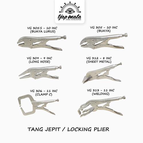Jual TJAP MATA / CAP MATA Tang Jepit / Tang Buaya / Locking Plier - VG ...