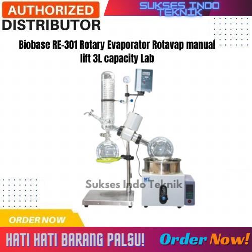 Jual Biobase RE-301 Rotary Evaporator Rotavap manual lift 3L capacity Lab Rotary Evaporator ...