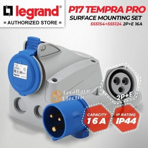 Jual Legrand Paket 1 Set Plug Surface Mounting Socket 3Pin 16A IP44 ...