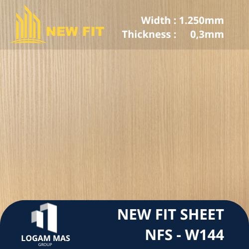 Jual NEW FIT PVC SHEET / NFS - W144 / Laminates Dekorasi Interior ...