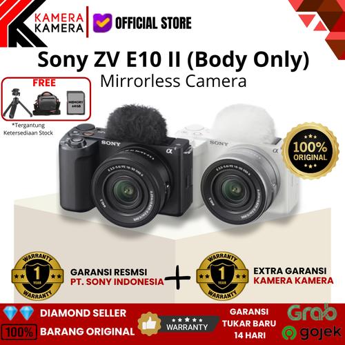 Promo Sony ZV E10 II Sony ZVE10 Mark II Mirrorless Camera Body Only ...