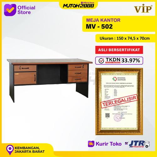 Promo Meja kerja kantor 1 Biro VIP MV 502 - Bersertifikat TKDN ...