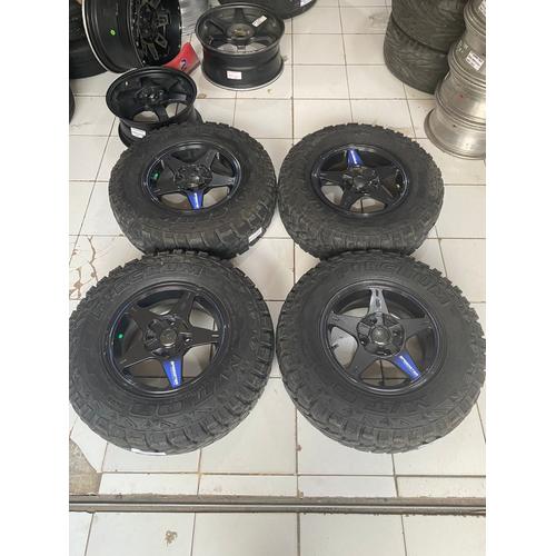 Jual Velg Mobil Racing SPEEDSTER HSR R14 + Ban FORC MT08 27 8,5 R14 PNP ...
