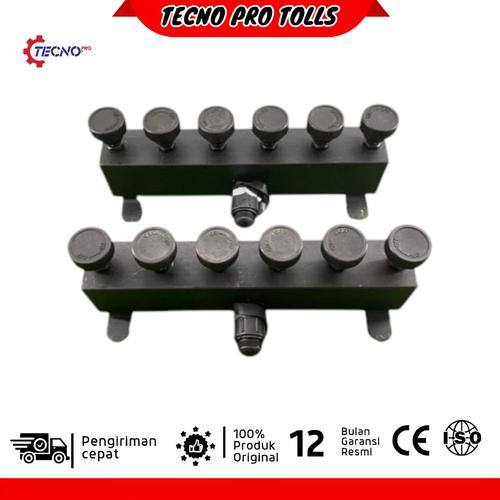Jual 700 bar 6 Port 3/8" Hydraulic Manifold Cabang 6 Hidrolik 70 MPa ...