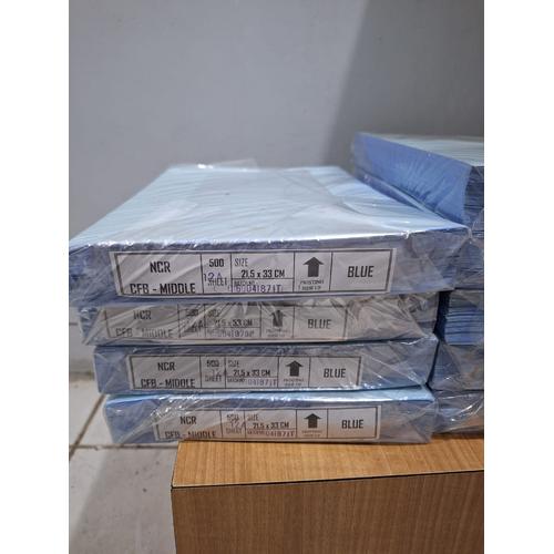 Jual Kertas NCR / NCR paper CFB MIDDLE blue 500 lembar 21,5x33cm - Kota ...