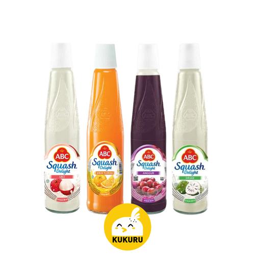 Promo SIRUP ABC SQUASH DELIGHT (450 ML) - LECI, ORANGE, ANGGUR, DLL ...