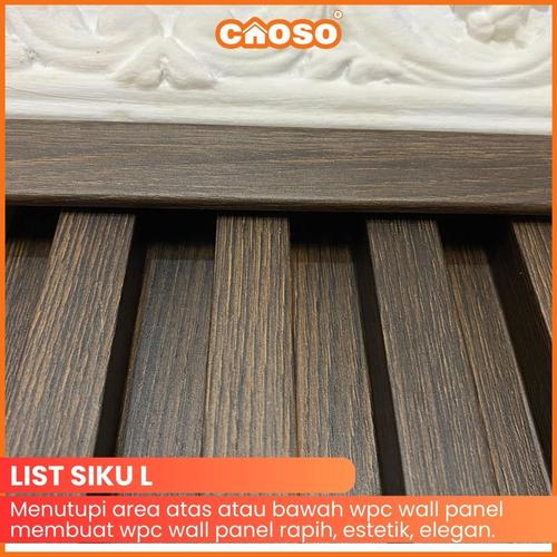 Promo Sample List Siku L Wpc Wall Panel 3 Meter Penutup Wpc - HITAM ...