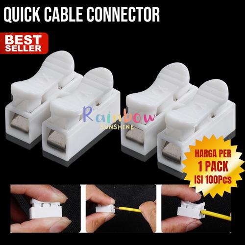 Jual CH2 CH3 Quick Connector Wire Spring Terminal Sambungan Kabel ...