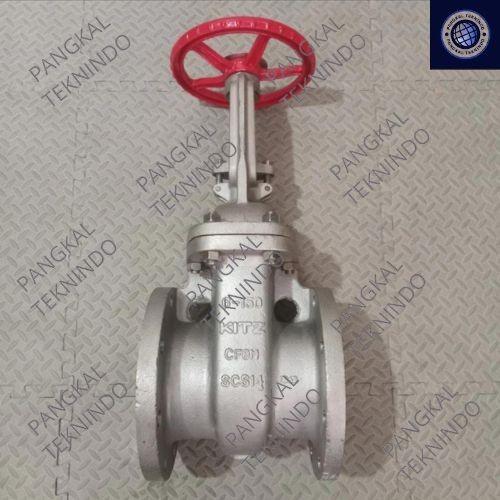 Jual Gate Valve Kitz Stainless JIS10K DN150 / Gate Valve Kitz Stainless Steel 304 6" Inch Flange ...